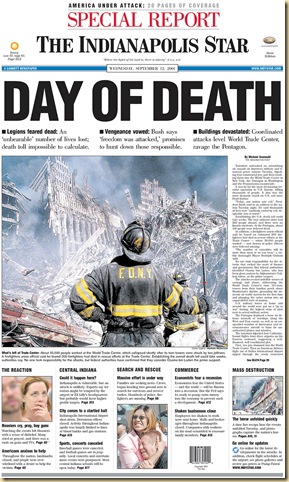 20010912-911報紙頭版回顧3－美國浩劫【SEPT. 11 ATTACKS ON THE FRONT PAGES（PART 3 ...